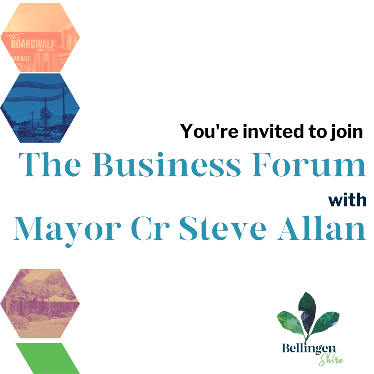 The Business Forum with Mayor Steve Allan | Bellingen Memorial Hall